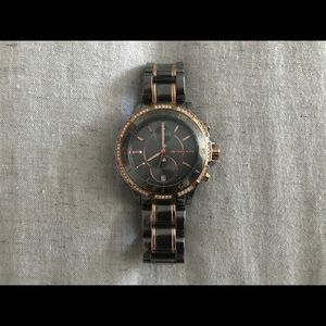 Michael Kors | Accessories | Michael Kors Gunmetal Glitz Garrett Watch ...